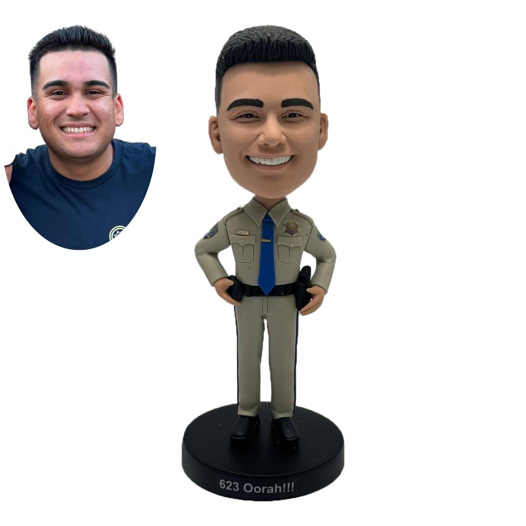 Personalized Police Officer Bobblehead, Custom Retirement Gift,custom ...