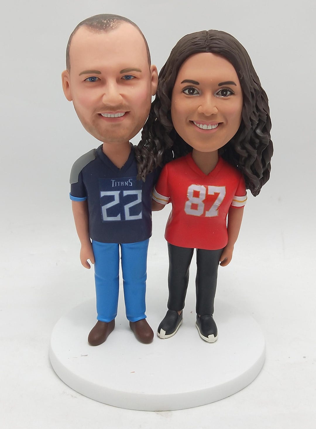 Custom Couple Wedding Cake Decoration Bobblehead, Wedding Cake ...
