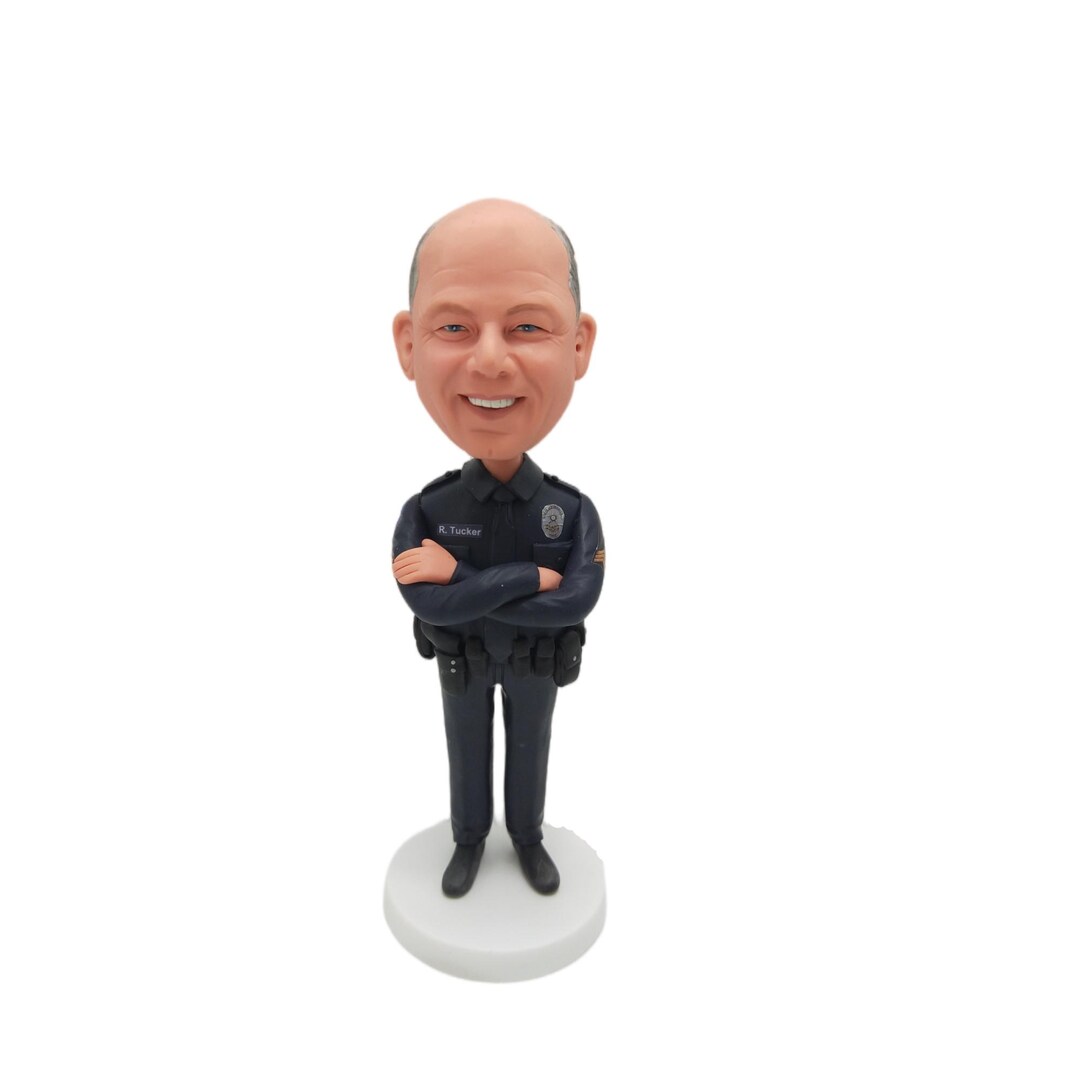 Personalized Law Enforcement Gift,custom Police Officer Bobblehead ...