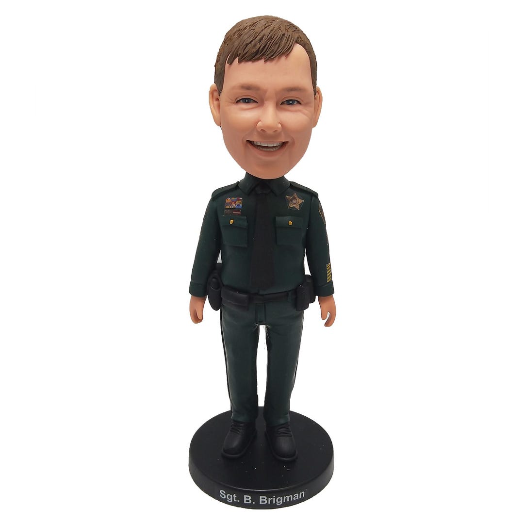 Custom Sheriff Bobblehead，personalized Police Officer Figurine ...