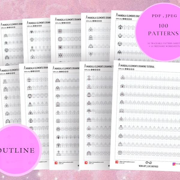 Zentangle Art Print - Etsy