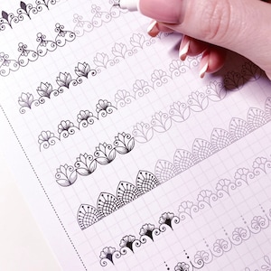 3.simple Patterns Training Sheets Part.1! Pdf, Jpeg. Mandala Art ...