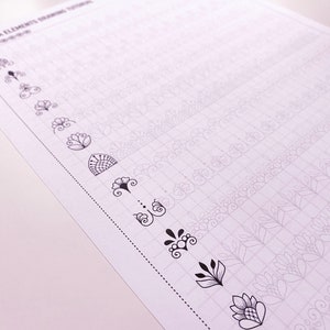 3.simple Patterns Training Sheets Part.1! Pdf, Jpeg. Mandala Art ...