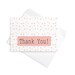 Printable Thank You Card – Soft Pink Retro Pattern With Typewriter Font ...