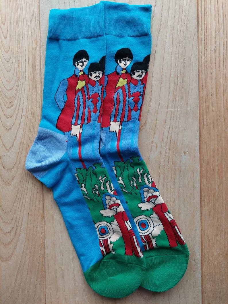 Beatles Socks. John, Paul, George and Ringo. Two Pairs. Sgt Pepper and ...