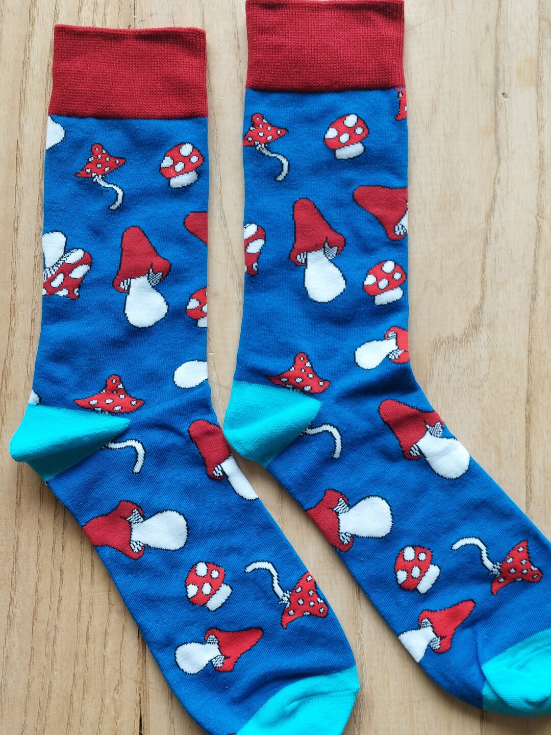 Mushroom Socks. Toadstools. Fungi. Shrooms. - Etsy