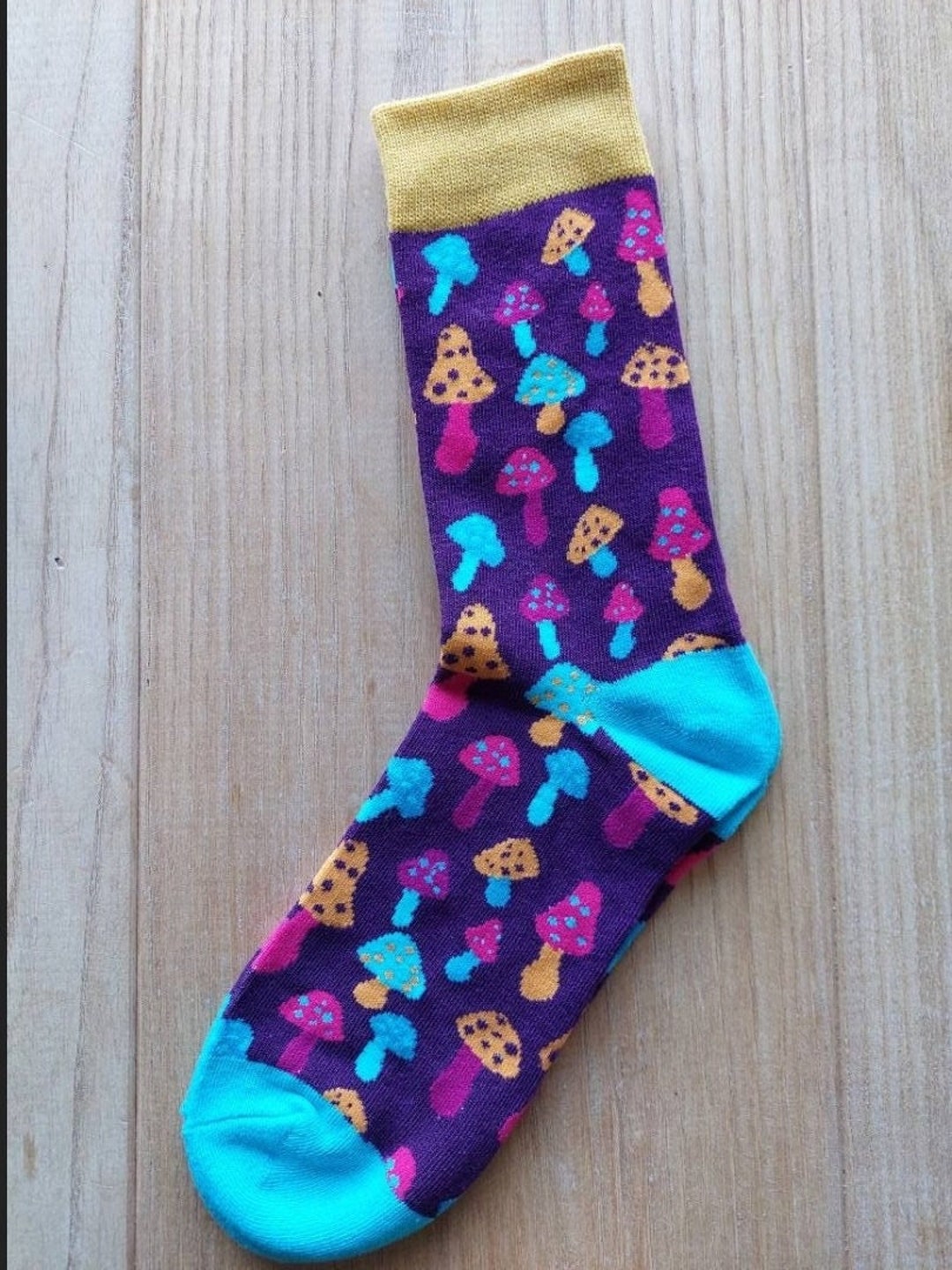 Mushroom, Toadstool, Fungi Socks - Etsy UK