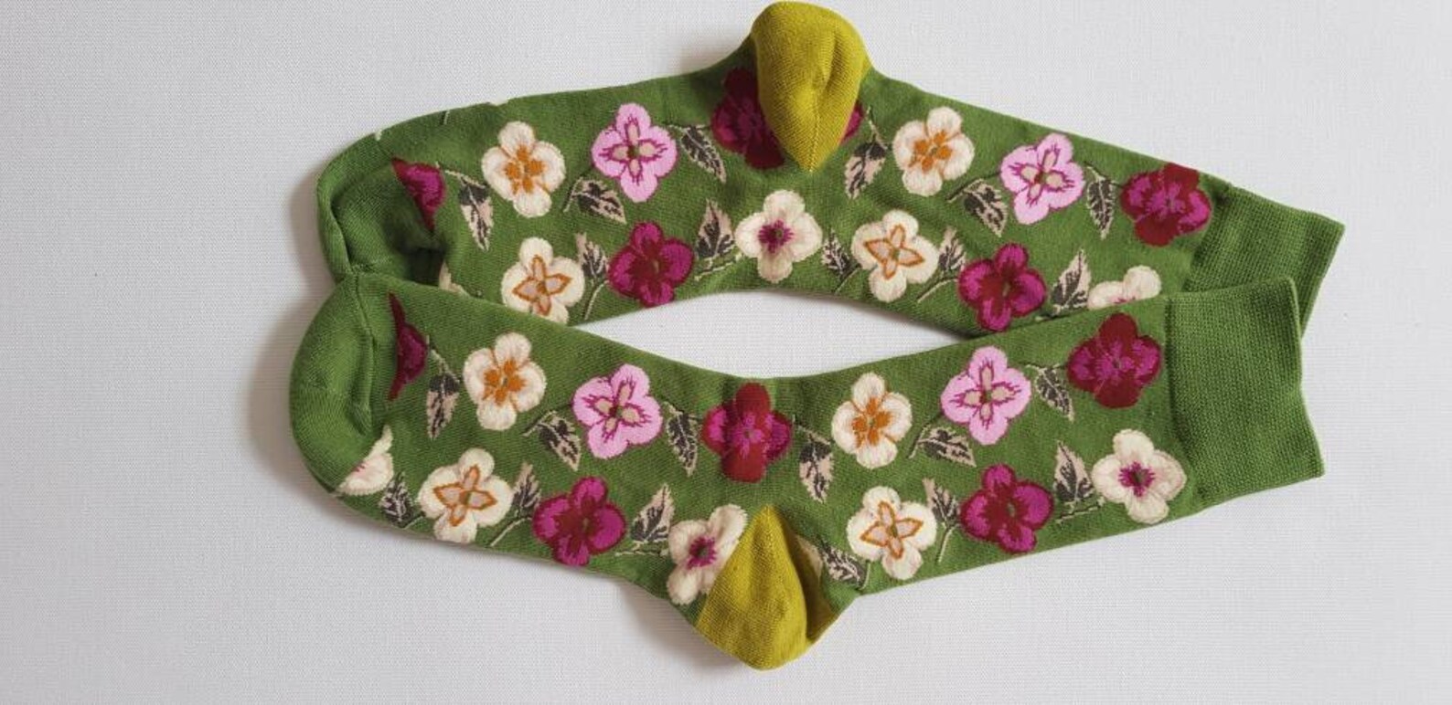 Two Pairs of Flower Socks. - Etsy UK