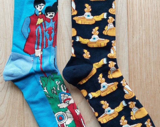 Beatles Socks. John Paul George and Ringo. Two Pairs. Sgt - Etsy