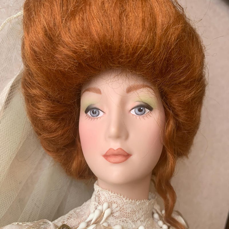 Vintage Bride Doll - Etsy