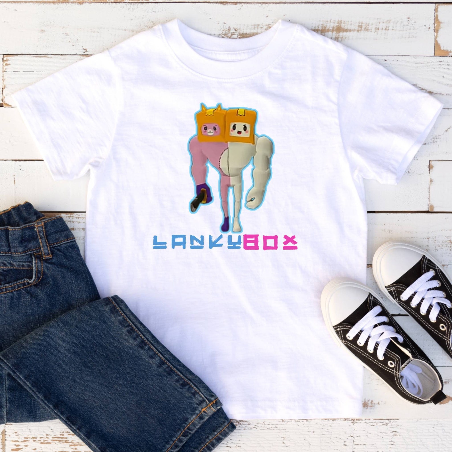 Lanky Box Lankybox Bakon Lankybox shirt roblox Bakon | Etsy