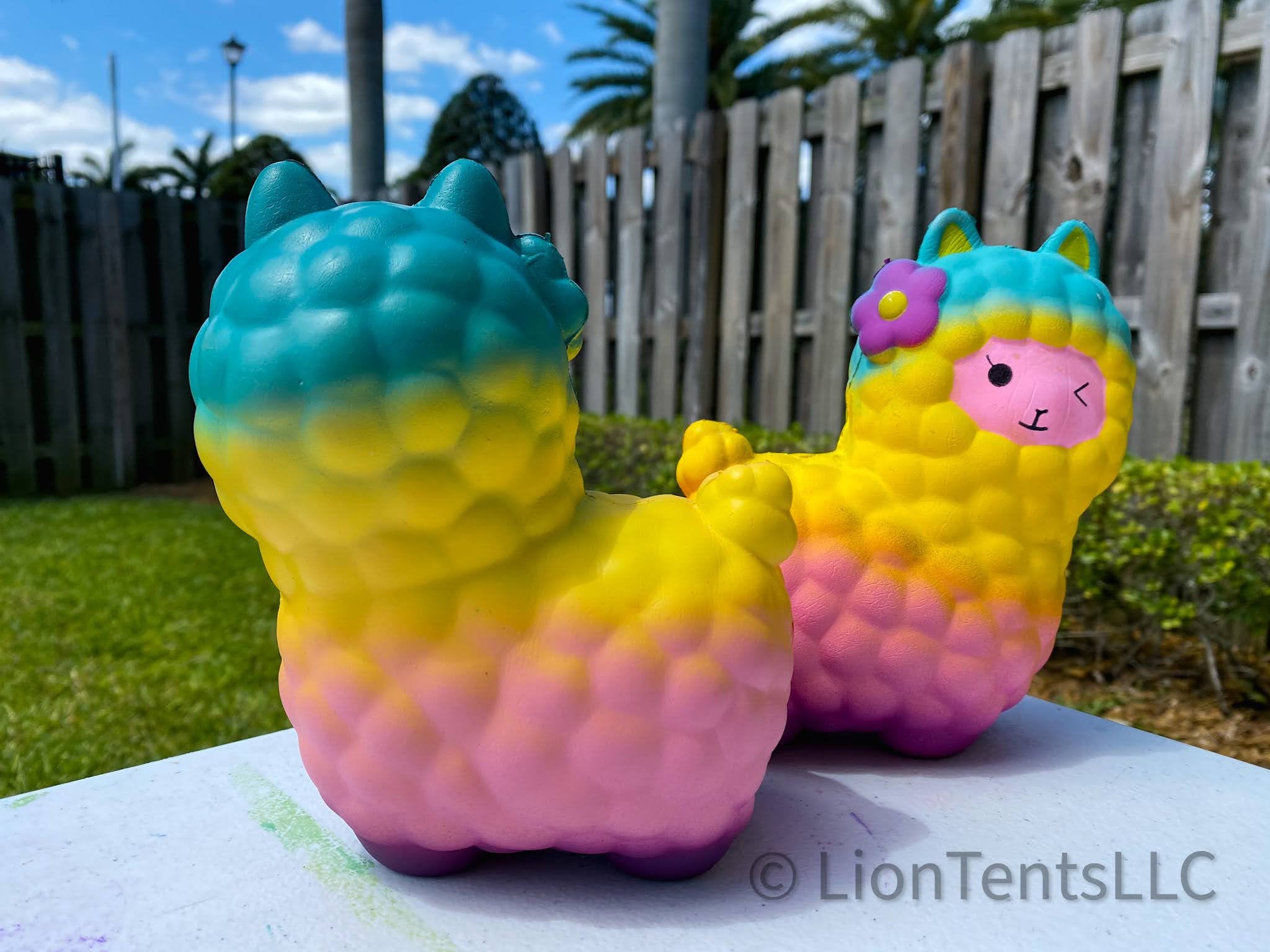 Jumbo Sheep Alpaca Squishy Cute Animal Squishy Squish Kids Gift ...