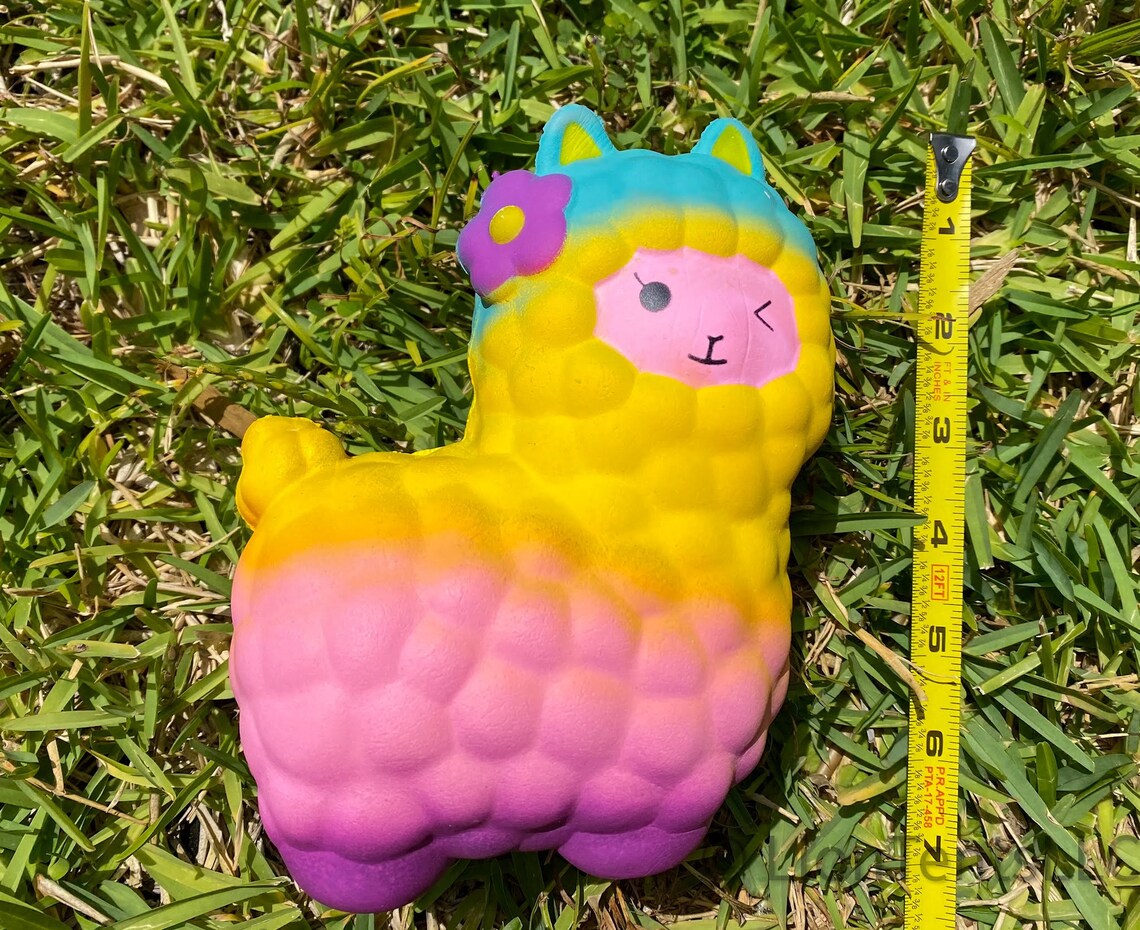 Jumbo Sheep Alpaca Squishy Cute Animal Squishy Squish Kids Gift ...
