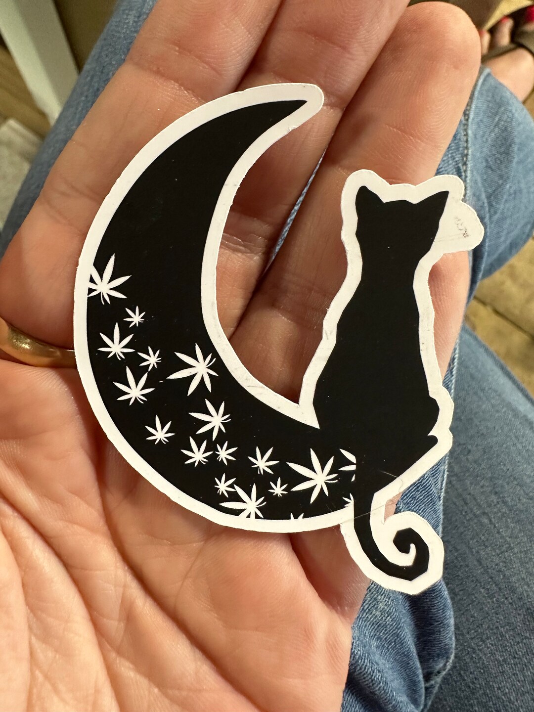 WEED CAT Laptop Sticker Bumper Sticker or Water Bottle Decal - Etsy