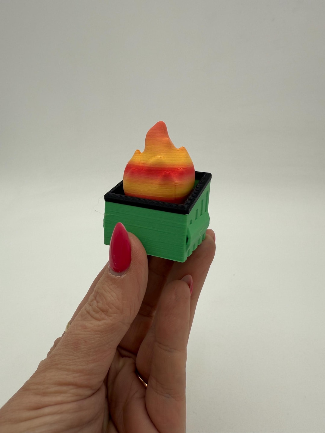 Dumpster Fire Clicker Fidget - Etsy