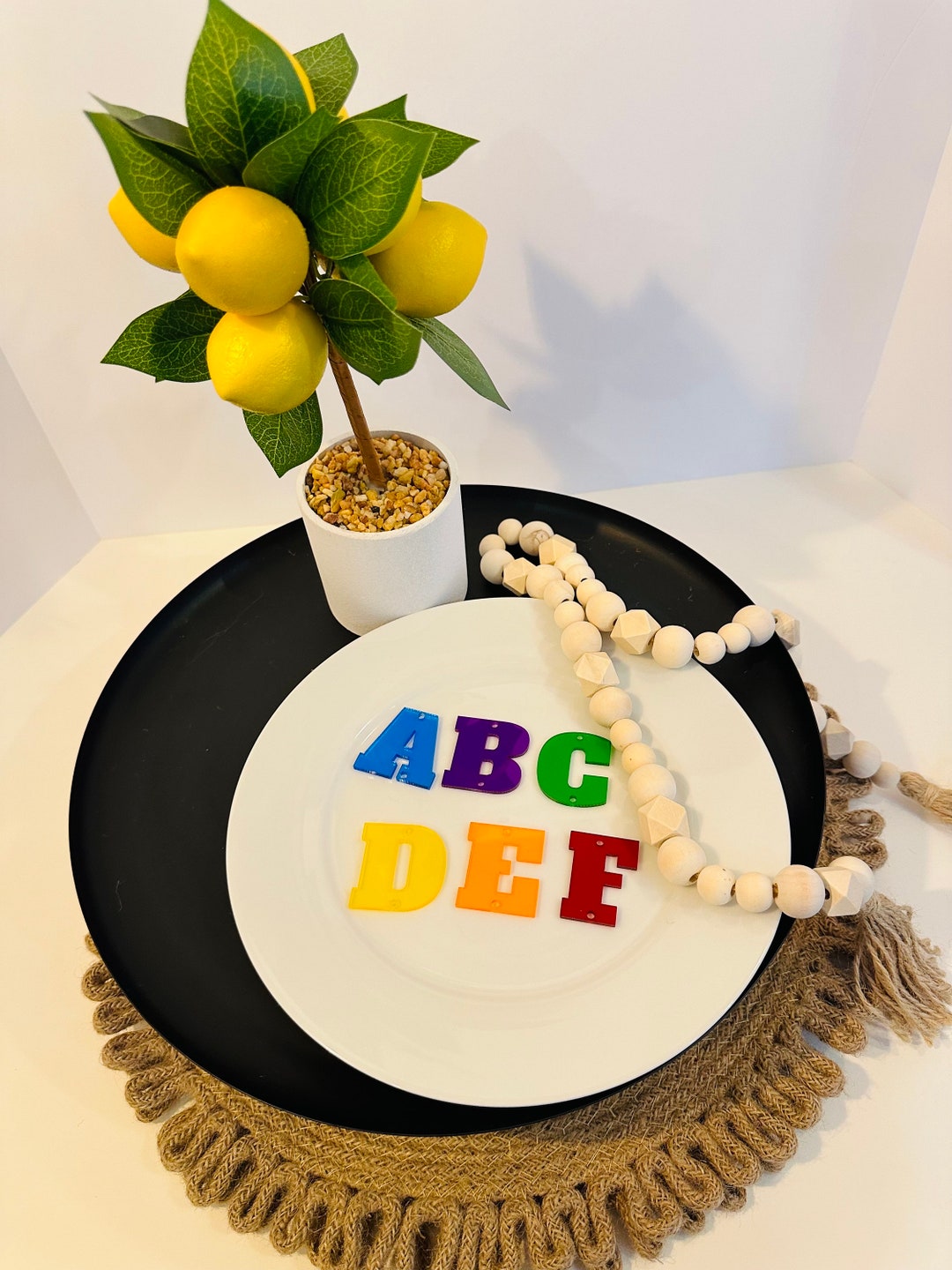 Small Acrylic Alphabet Letters for Hanging Bird Toy - Etsy