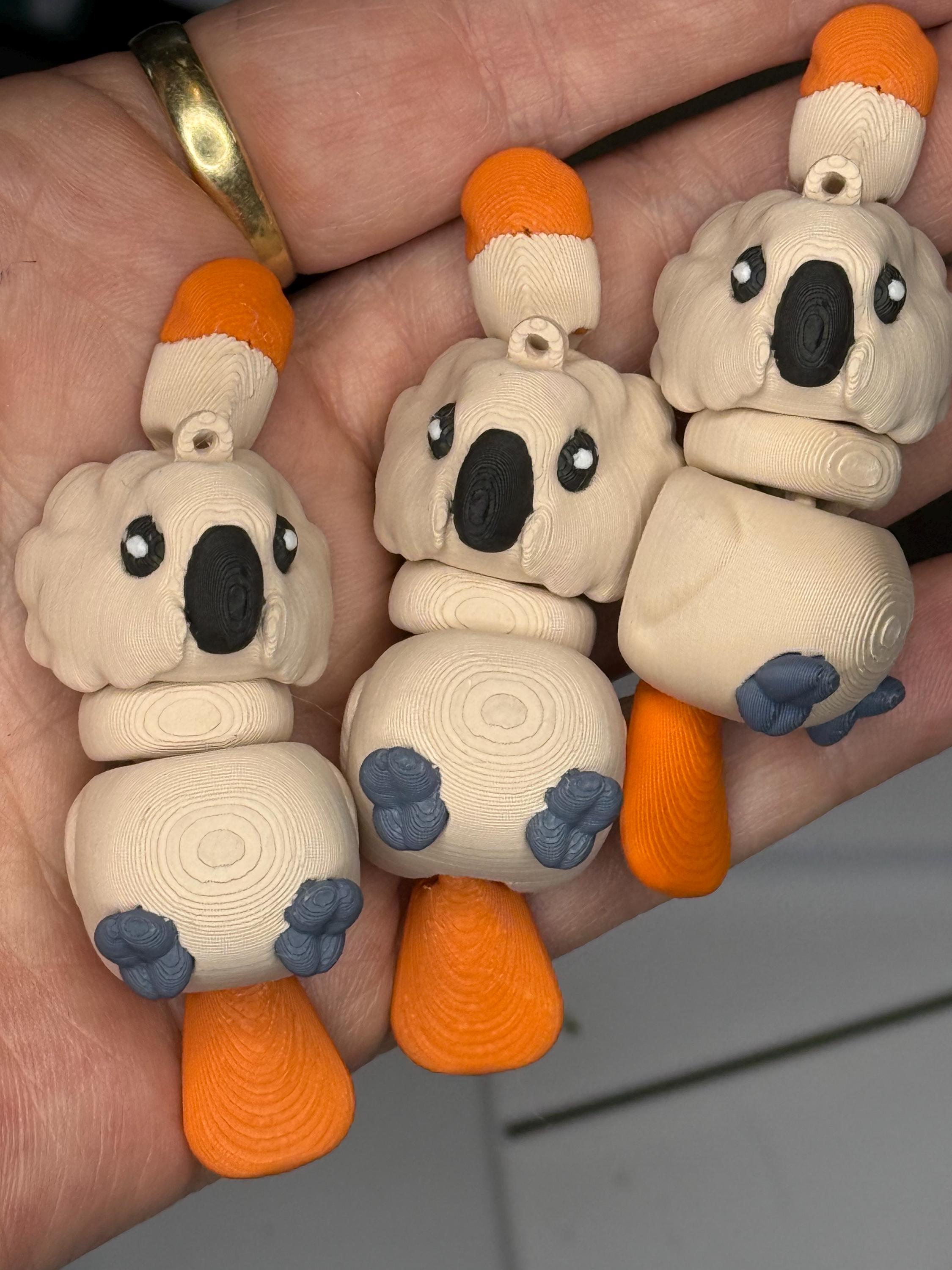 Articulated Bird Keychains - Etsy