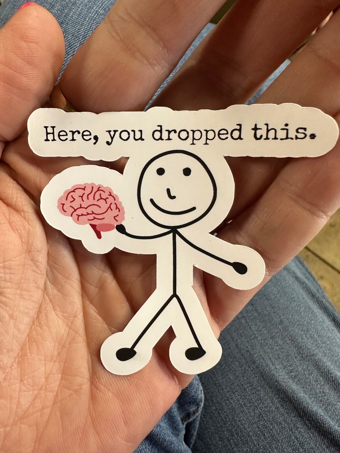 Here, You Dropped This Sticker Bumper Sticker or Water Bottle Decal - Etsy