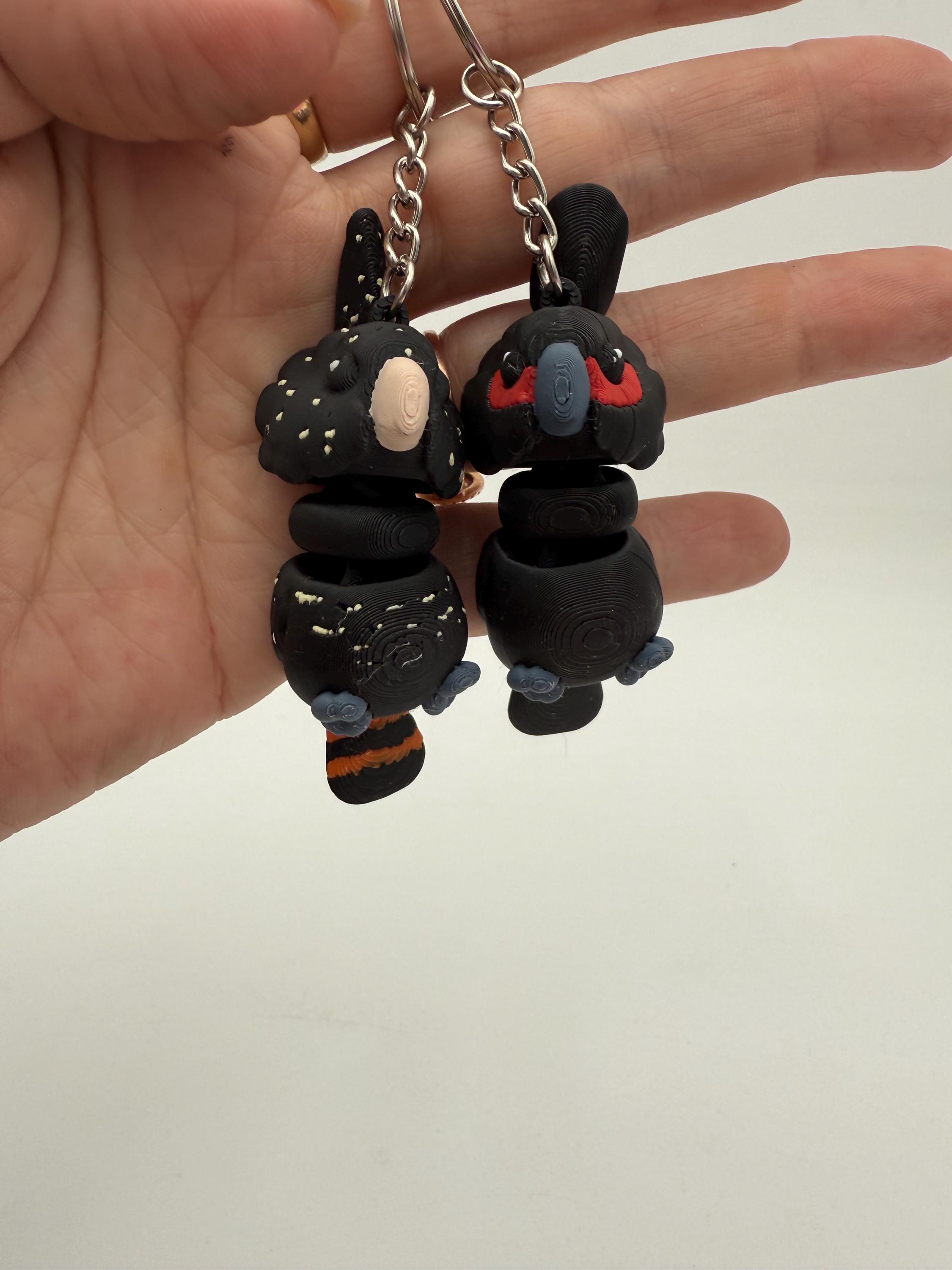 Articulated Bird Keychains - Etsy