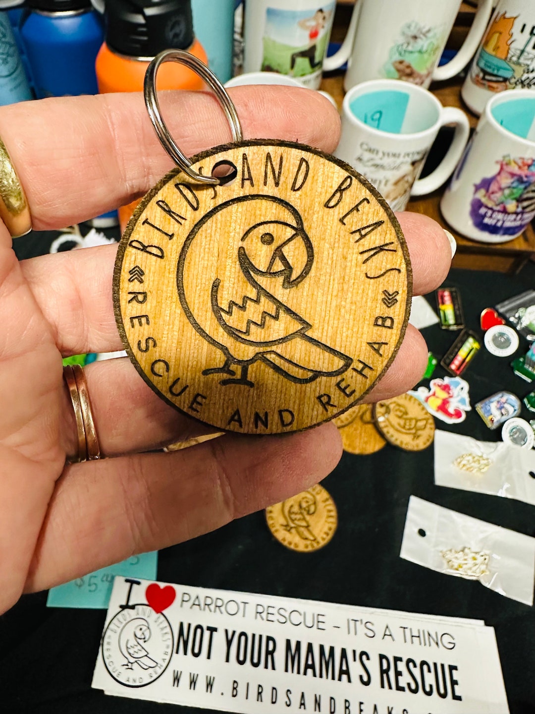 Birds and Beaks Keychain - Etsy