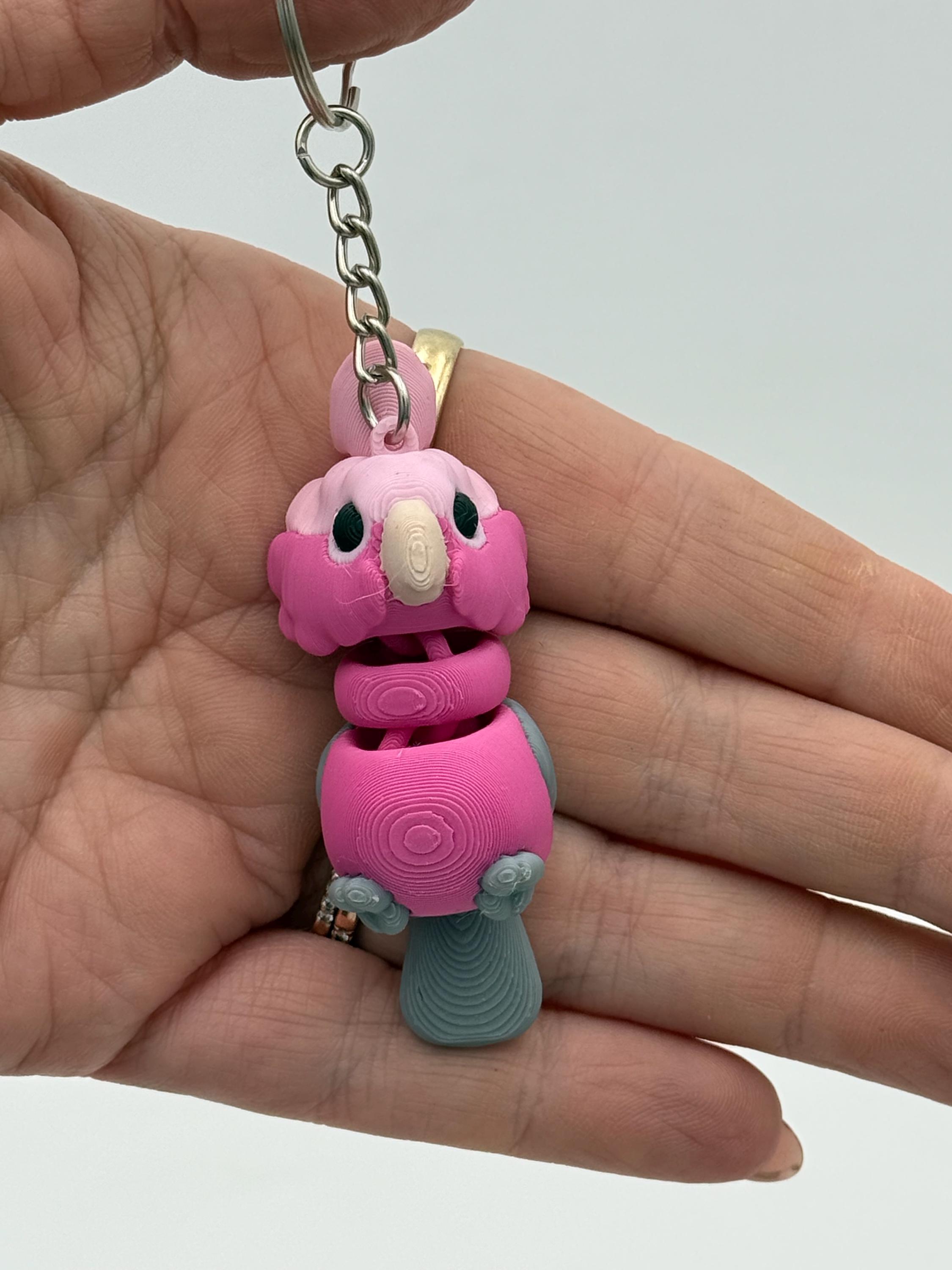 Articulated Bird Keychains - Etsy