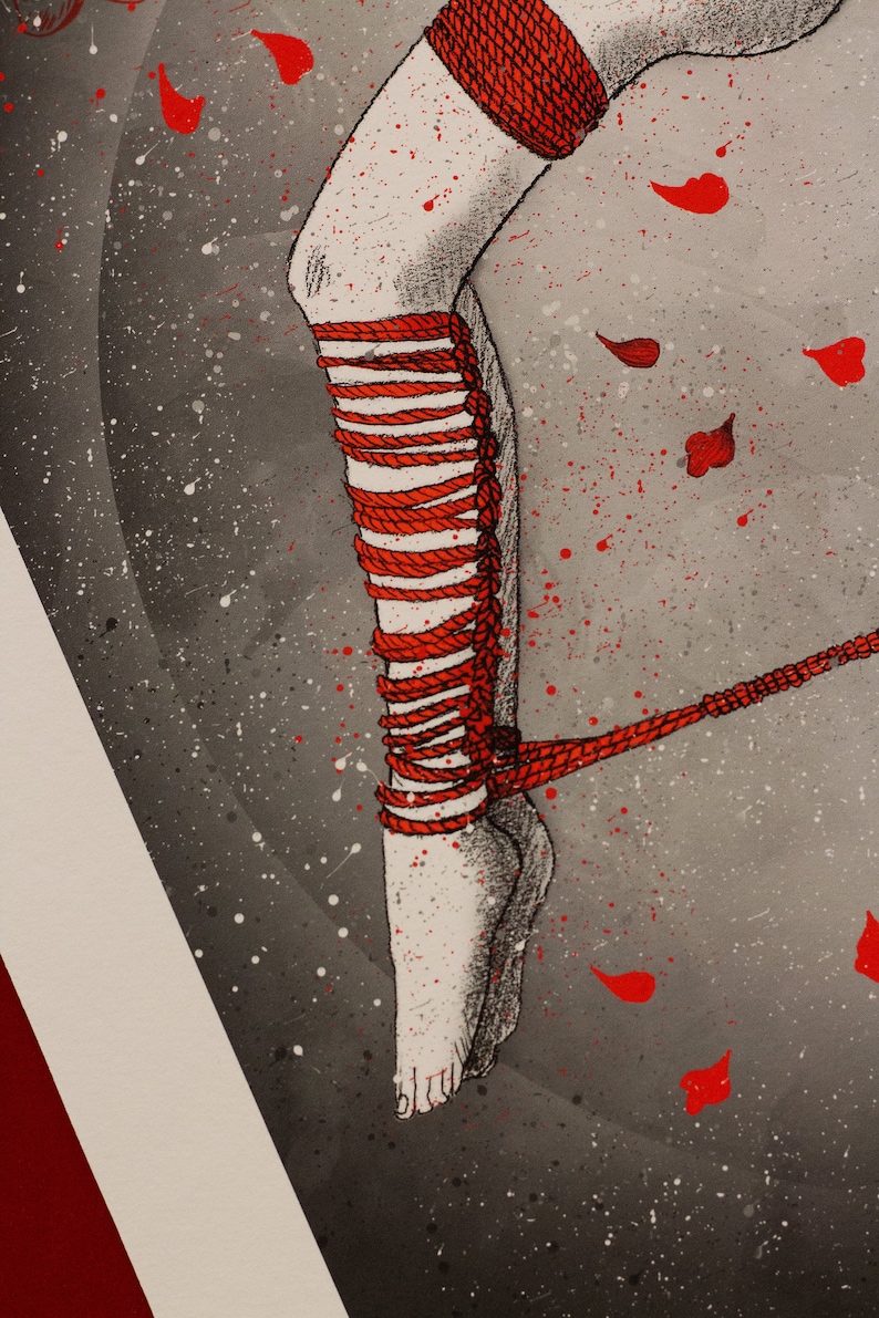 Shibari Art Print: Suspended Emotions - Erotic Japanese Rope Art - Etsy