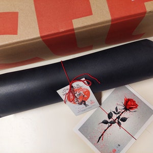 Shibari Heart - Shibari Art Illustration Fineart Print - Etsy