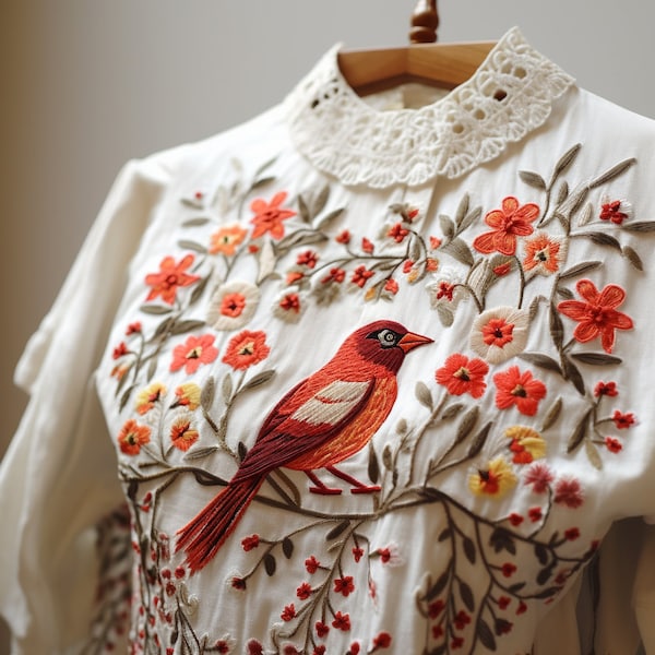 Embroidered Clothing - Etsy