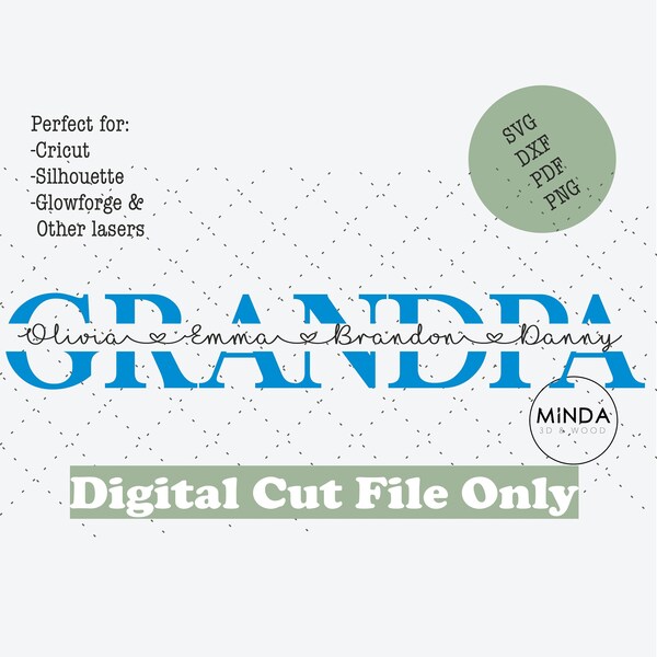 Grandpa Outline Png - Etsy