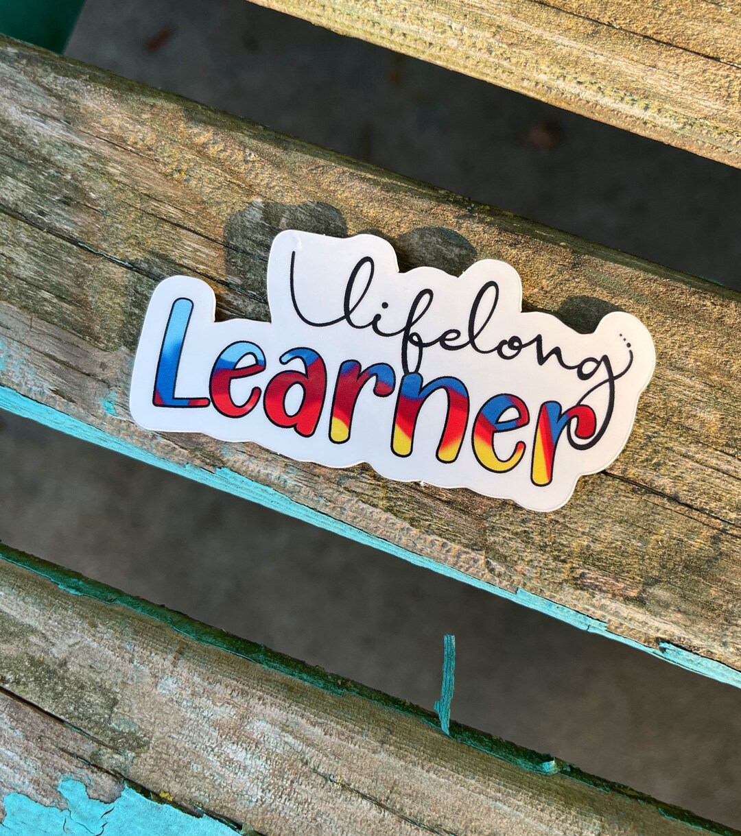 Lifelong Learner Sticker, Water Resistant Decal, Teacher, Preschool ...
