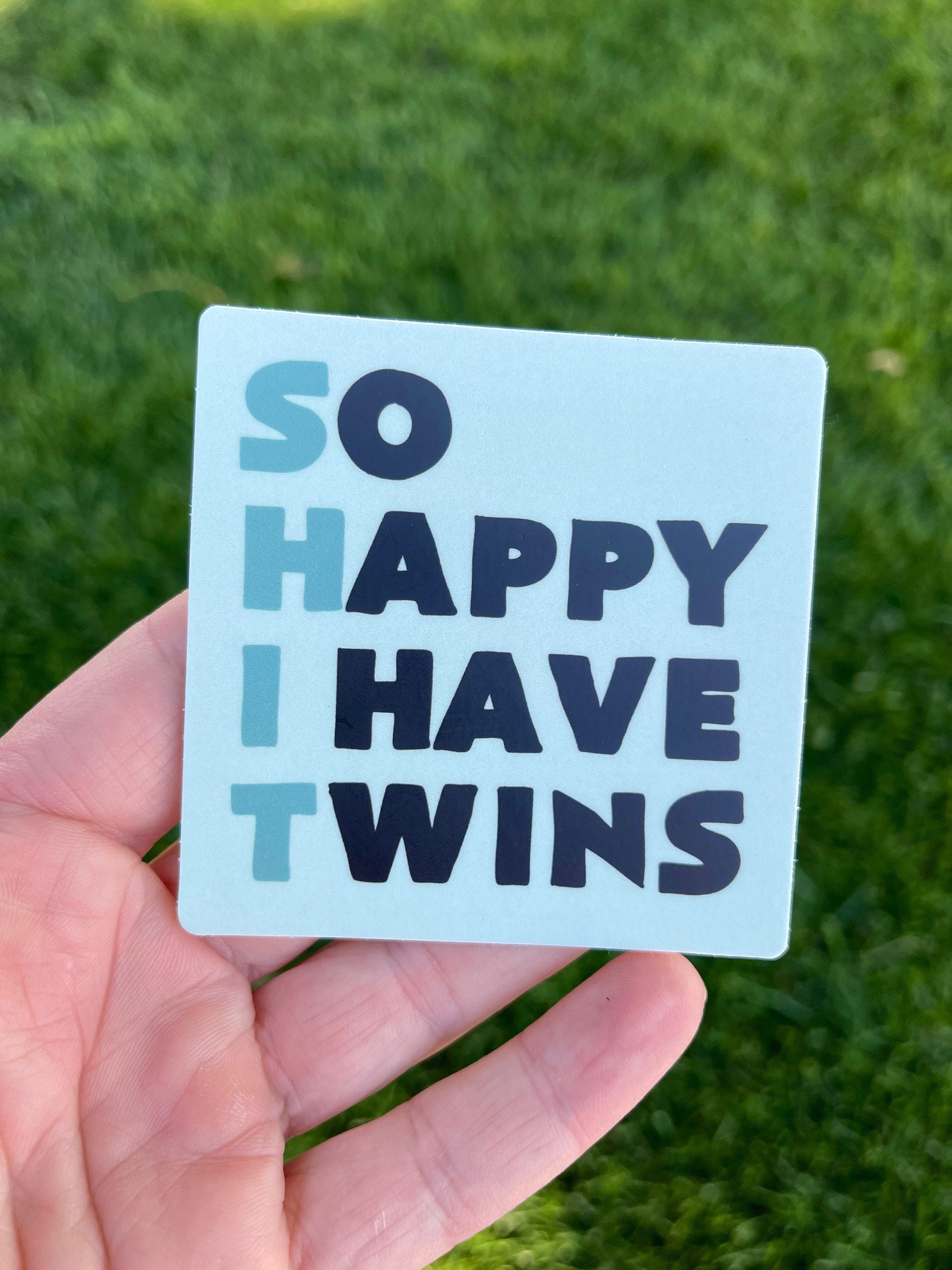 Twins Stickertwin Mom Stickertwin Mom Giftmom Stickerboy - Etsy