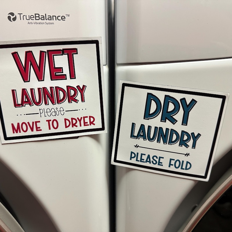 Laundry Reminder Magnets - Etsy