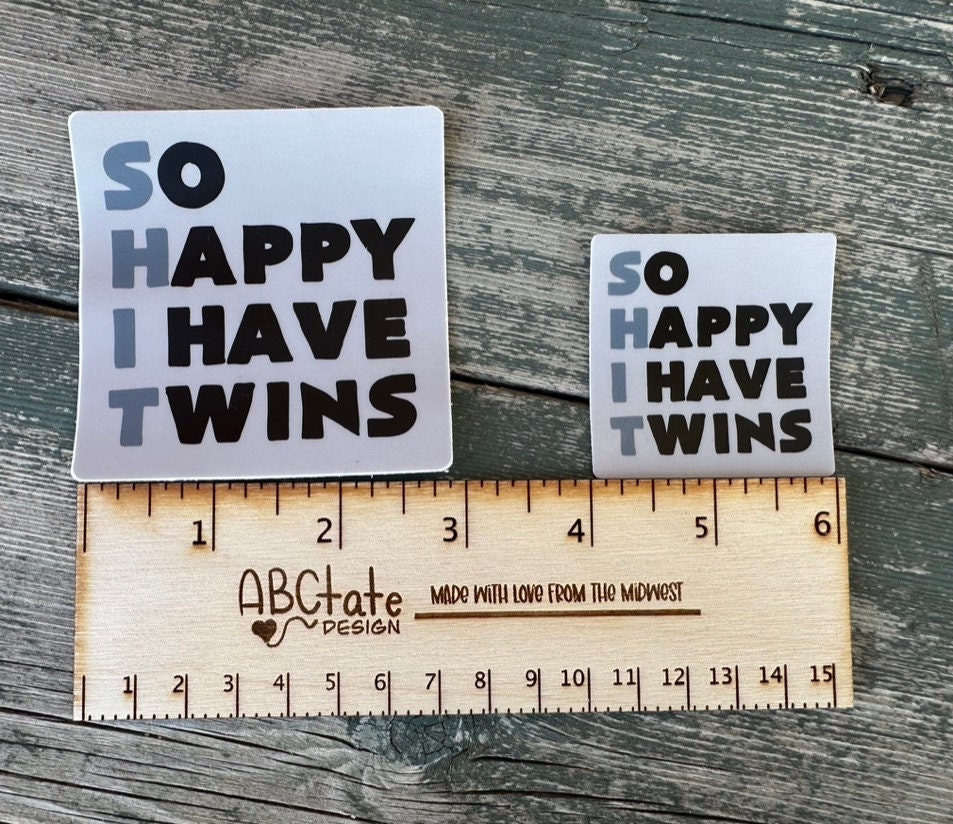 Twins Stickertwin Mom Stickertwin Mom Giftmom Stickerboy - Etsy