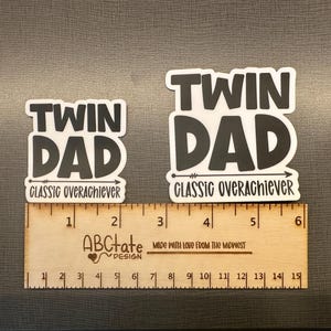 Twin Mom Double Trouble Sticker, Twin Sticker, Mom of Twins Sticker ...