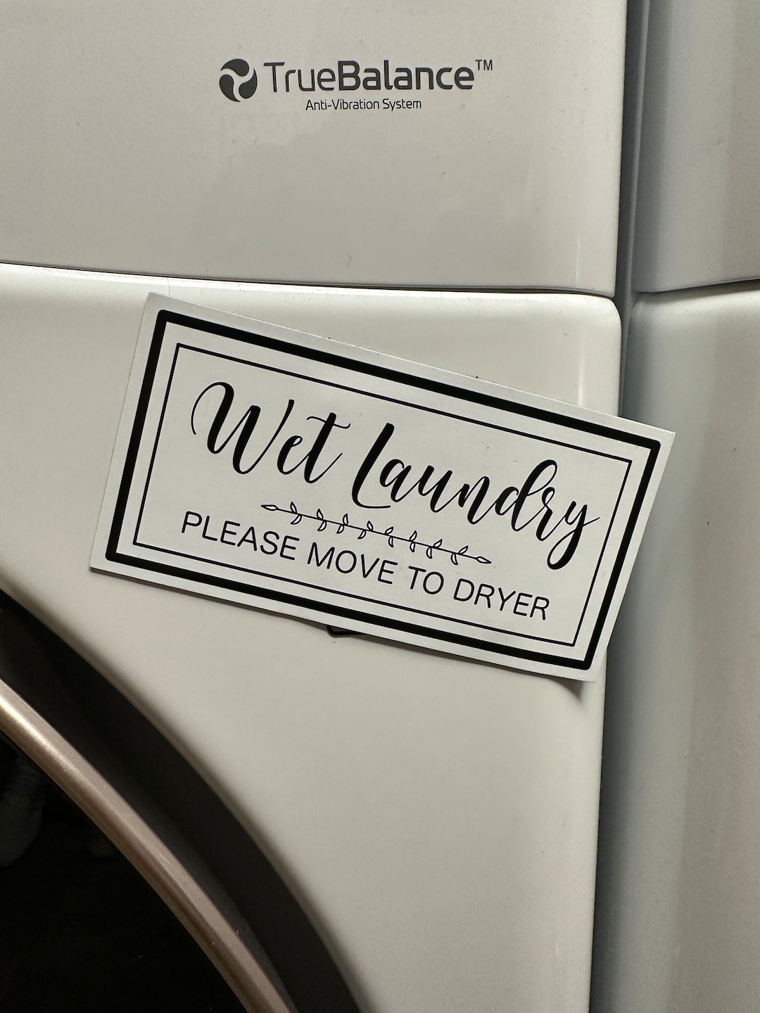 Wet Laundry Magnet: Washing Machine Reminder Sign - Etsy