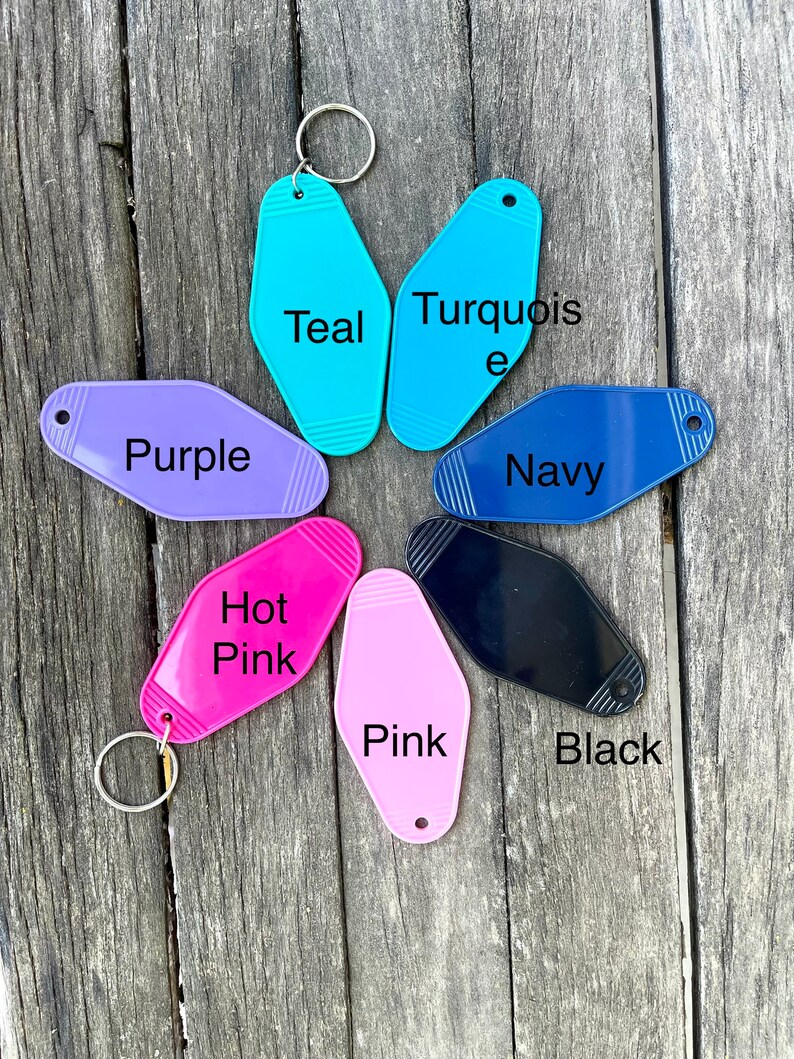 Motel Keychain Funny Retro Backpack Dorm Room Apartment - Etsy