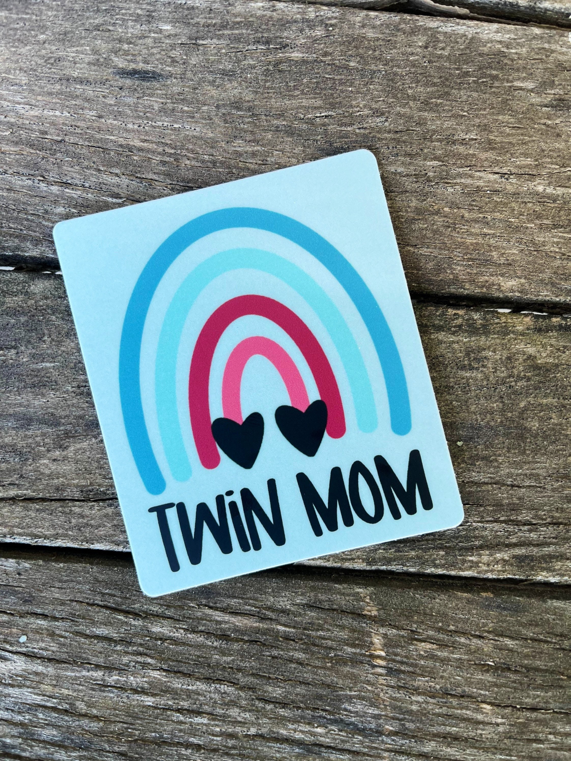 Twins Sticker,twin Mom Sticker,twin Mom Gift,mom Sticker,boy Twin Mom ...