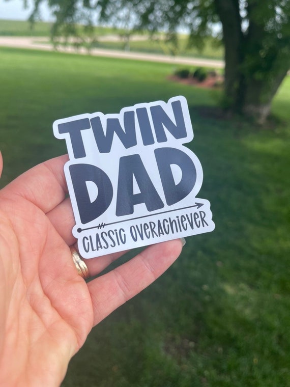 Twin Dad Sticker Twin Dad Gift Tool Box Magnet Twin Mom - Etsy