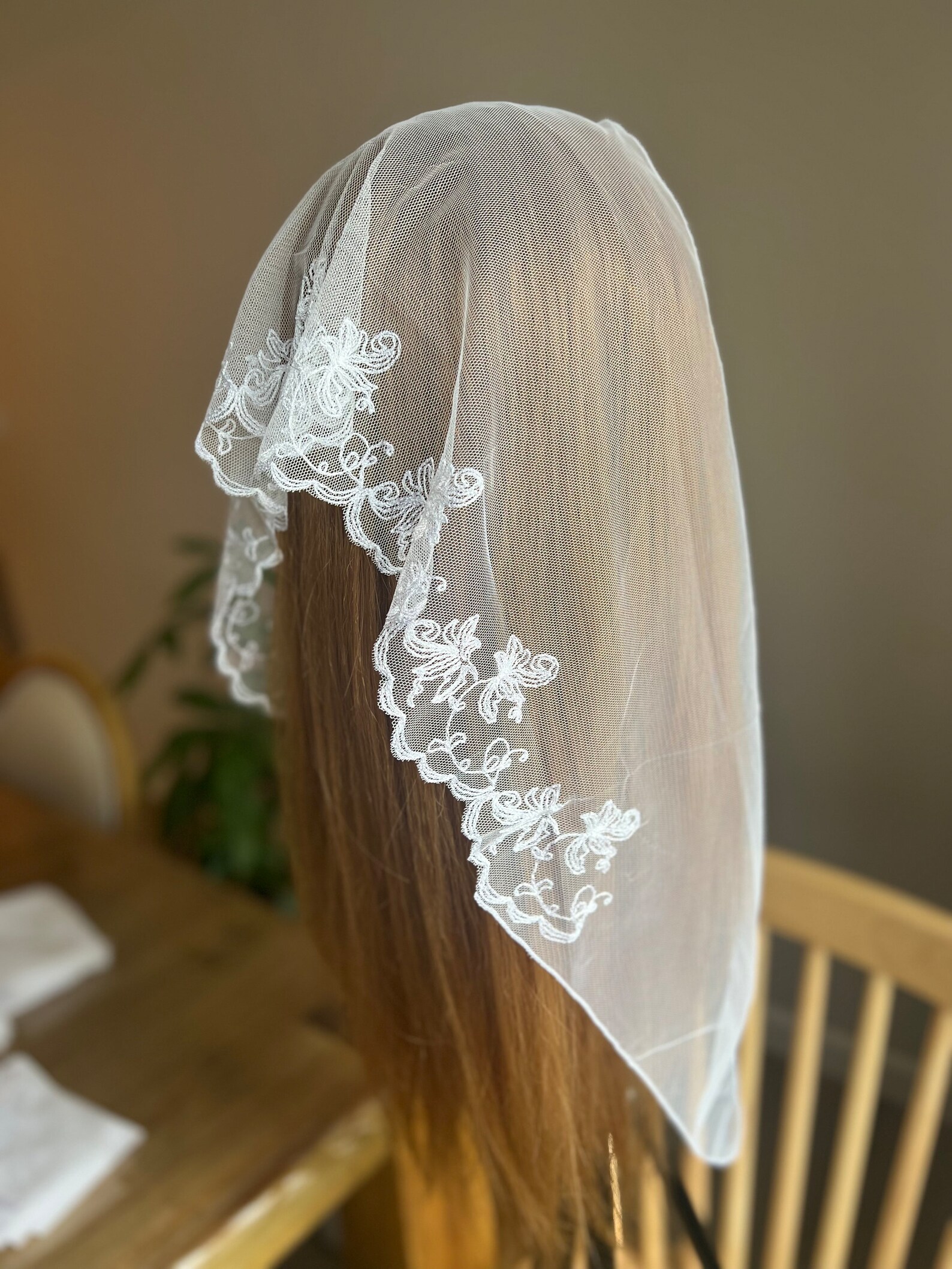 Church Scarf, Church Head Cover Women, Handkerchief for Prayer, a ...