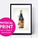 Buckfast Tonic Wine THICK CARDSTOCK Wall Print Gift Home - Etsy UK