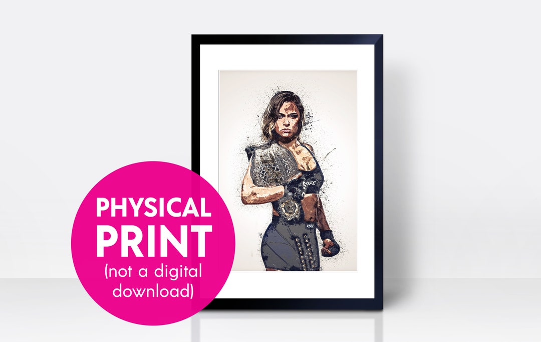 Ronda Rousey THICK CARDSTOCK Wall Print Wall Art Gift - Etsy