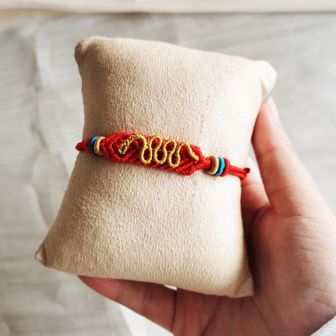 2025 Gold Snake Red Rope Bracelet,red Rope Protective Bracelet,snake ...