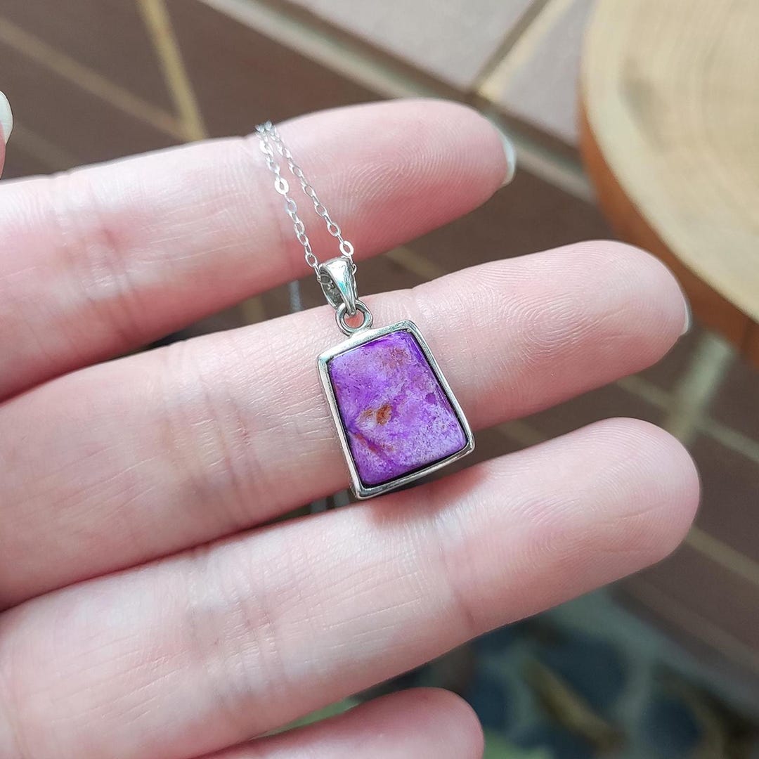 S952 Sugilite Pendant Necklace,purple Sugilite,sugilite Necklace ...