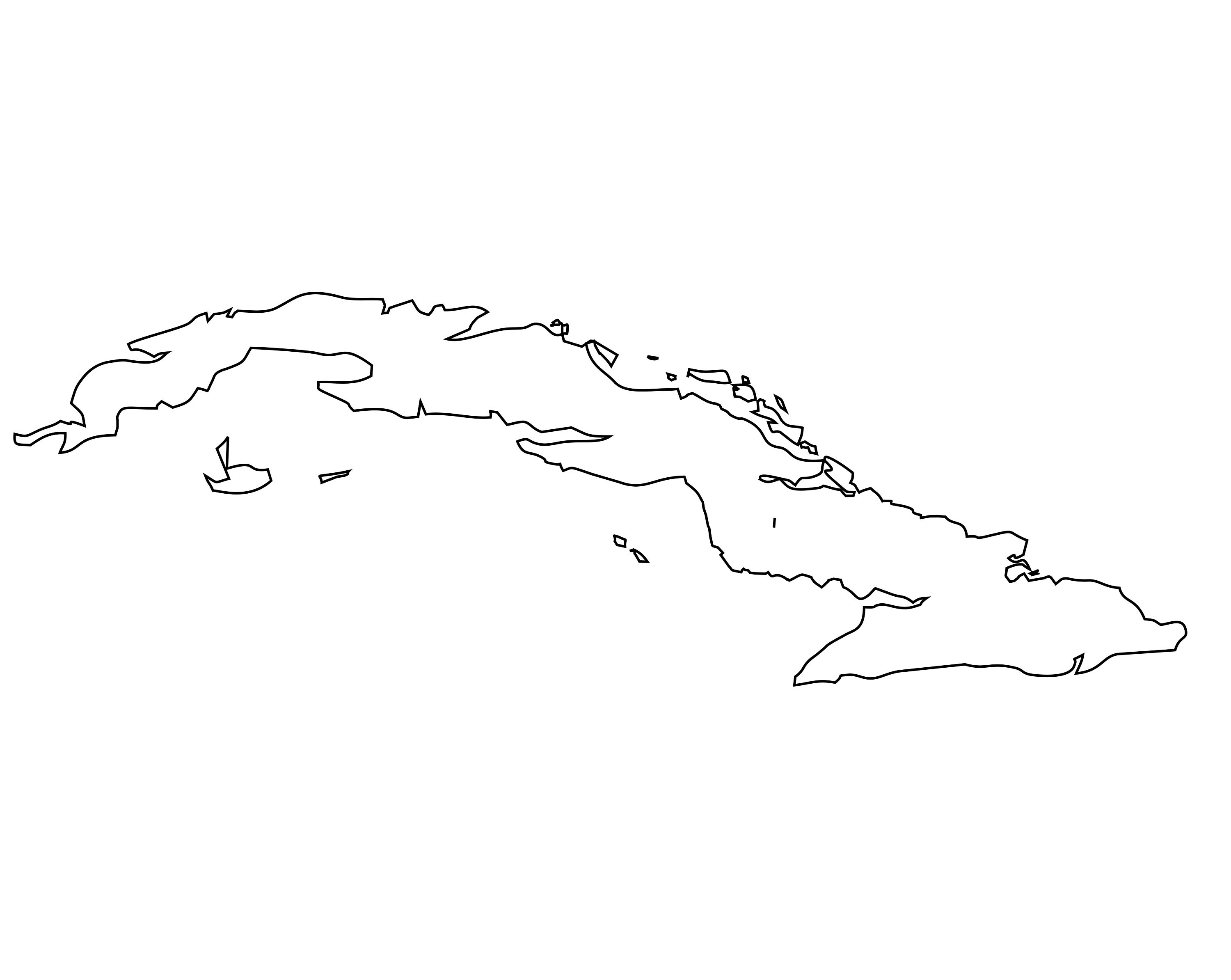 Cuba Outline Map Map Silhouette Svg Png Eps Ai Etsy | The Best Porn Website