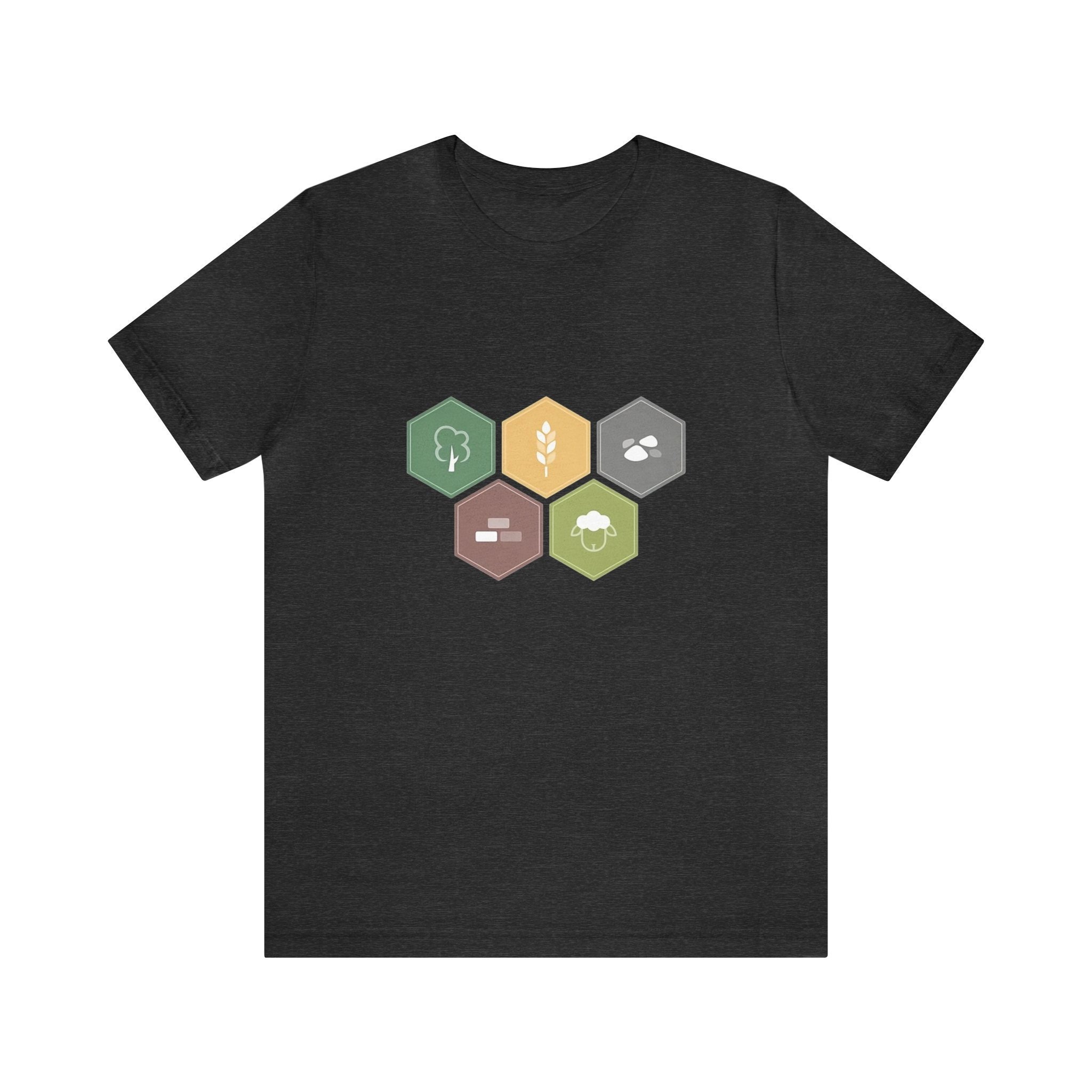 Settlers of Catan Resource Cards T Shirt 100% Airlume Combed & Ringspun ...