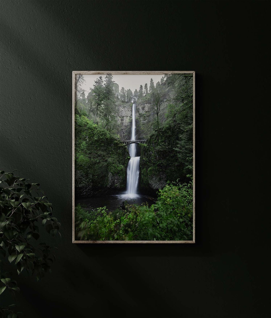 Fine Art Waterfall Print Oregon Landscape Art Photo Wall Ideas Cascadia ...