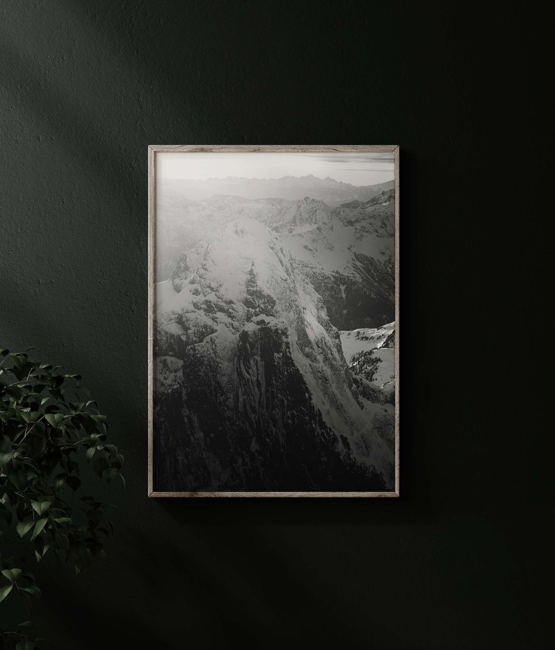 Fine Art Black and White Photography Mountain Art Photo Cascade ...