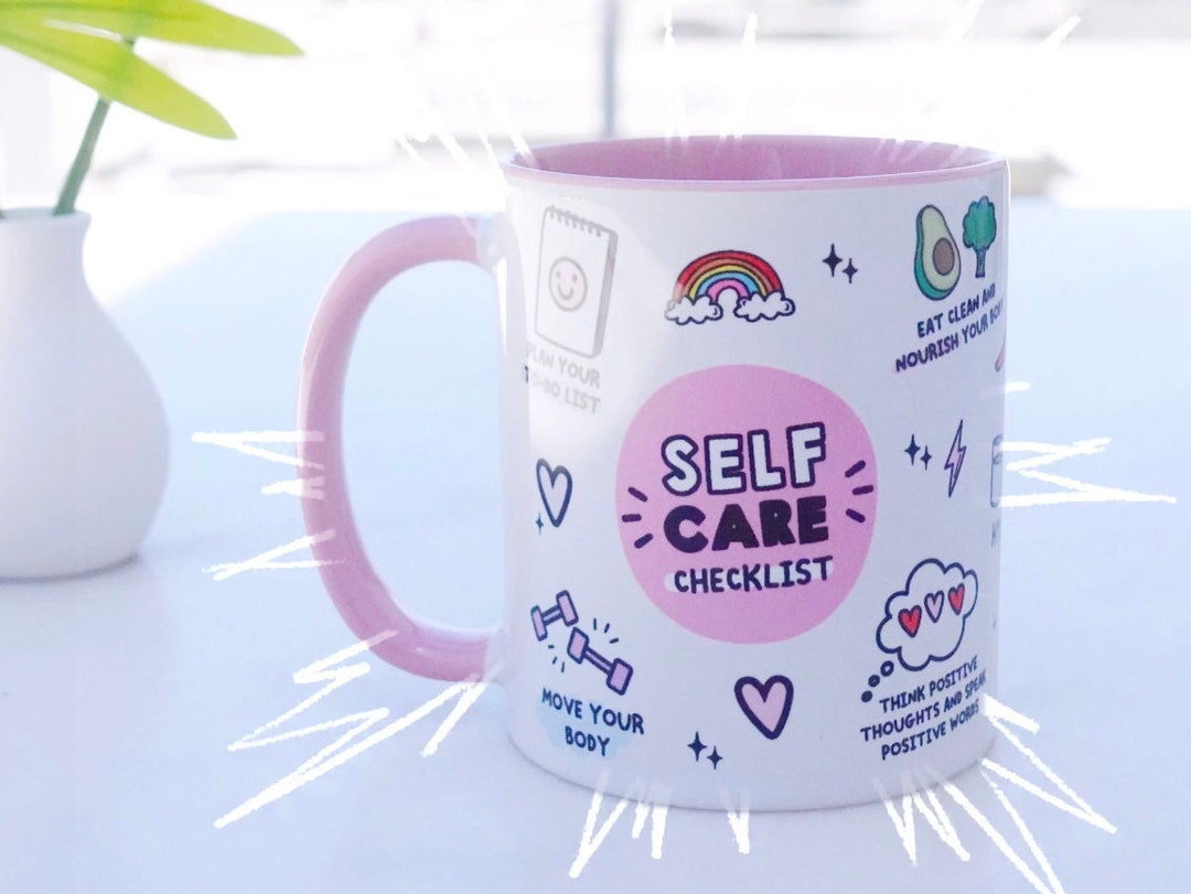 SELF CARE Mug, Positive Mug, Inspirational Mug, Coffee Mug, Gift Mug - Etsy