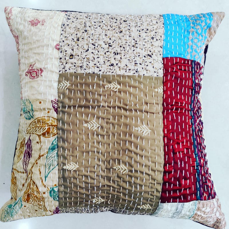 Patchwork Pillows - Etsy