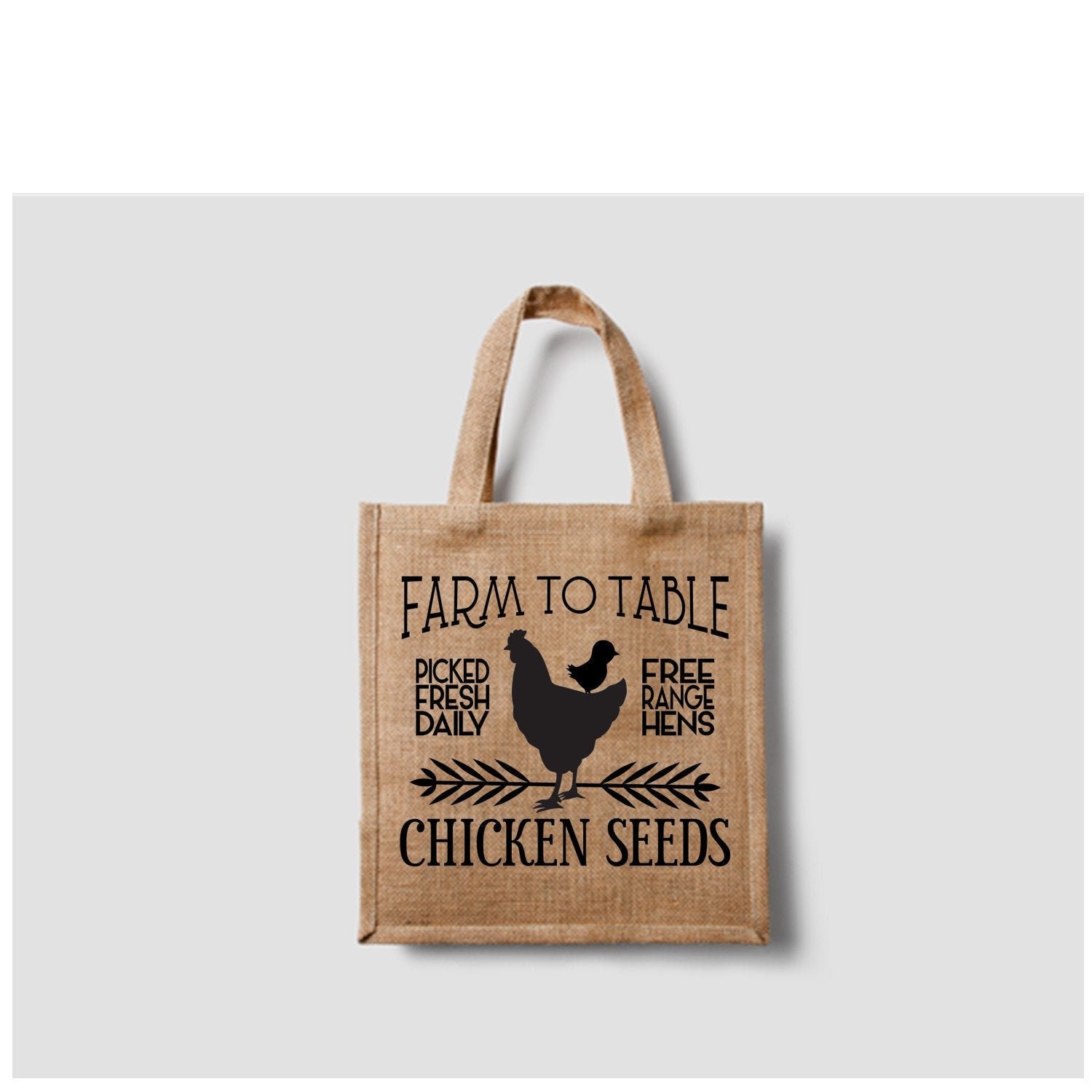 Farm-to-table CHICKEN SEEDS Digital Design | Instant Digital Download ...